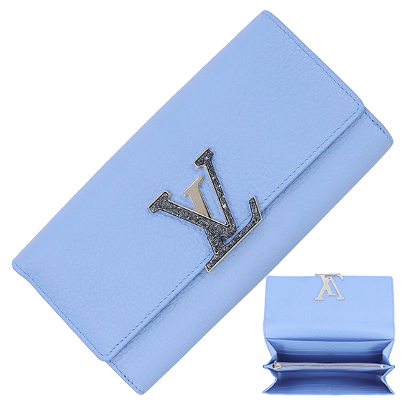 Louis Vuitton | Bags | Louis Vuitton Long Wallet Taurillon Leather ...